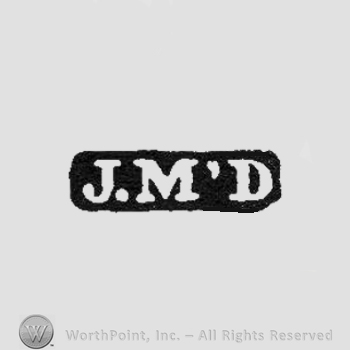 Mark with The text "J.M'D". | #119534