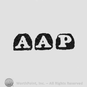 Mark with The letters "AAP", and tree squares. | #119552