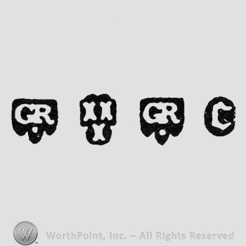 Mark with The monogram of letters "GR", three | #121607