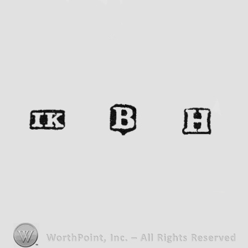 Mark with The letters "JK B H". | #121678