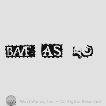 Mark with The word "BANF" and the letters "AS". | #121684