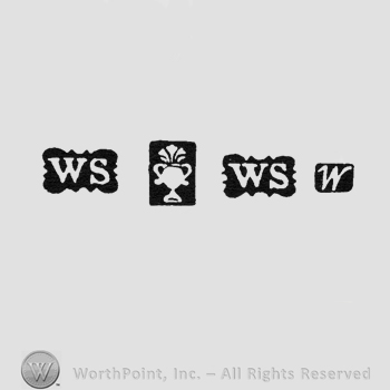 Mark with The text "WS", a thistle and the letter | #121752