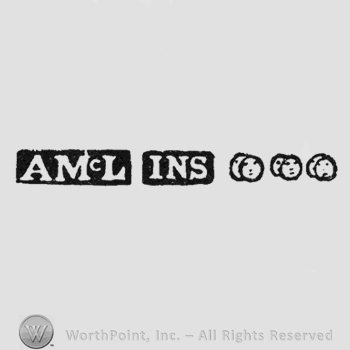 Mark with The letters "AMcL INS" and six circles. | #121806