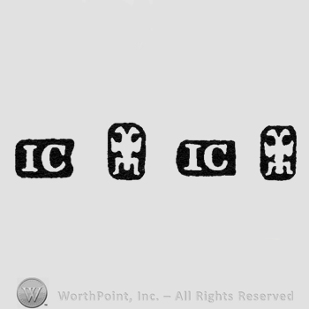 Mark with The letters "JC JC" and a shape like an | #121849