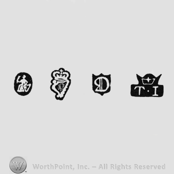 Mark with A sitting woman, a crowned harp, the | #122015