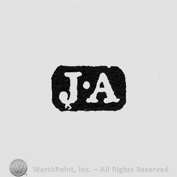 Mark with The letters "J.A". | #122513