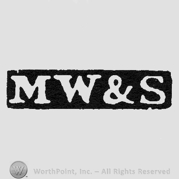 Mark with The letters "MW&S" and a rectangle. | #122673