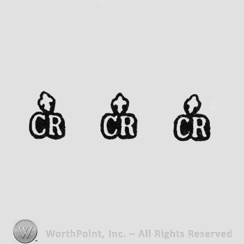 Mark with The letters "CR CR CR" and three | #122713