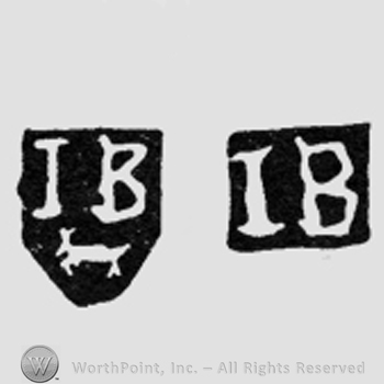 Mark with The letters "JB JB" and a goat. | #122875