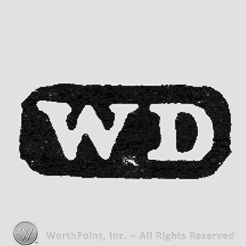 Mark with The letters "WD" and a rectangular | #122941