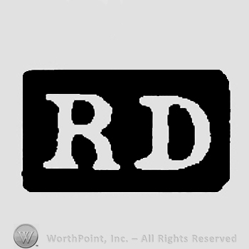 Mark with The letters "RD" and a rectangle. | #122949