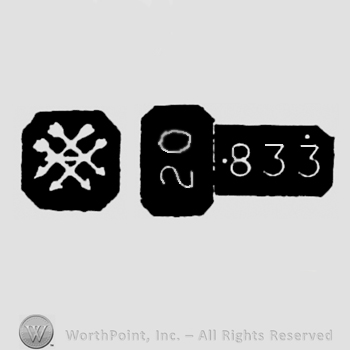 Mark with Two pair of crossed arrows and 20 833 | #123012