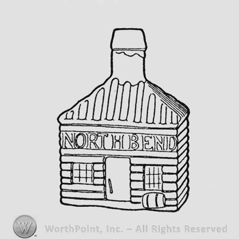 Mark with In the form of a log cabin with a | #123524