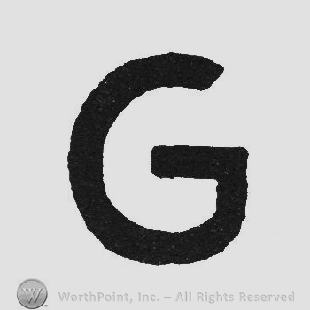 Mark with Bold capital letter G | #125722