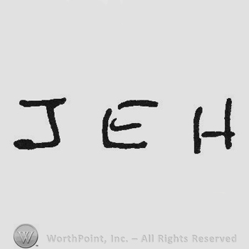 Mark with The letters "JEH". | #125823