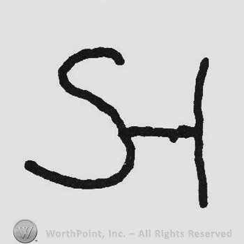 Mark with Monogram of letters SH | #125840