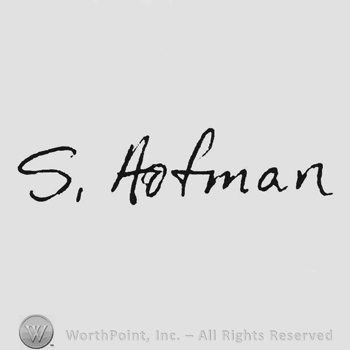 Mark with handwriting signature S. Hoffman | #125841