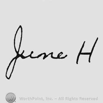 Mark with Handwriting June H | #125845