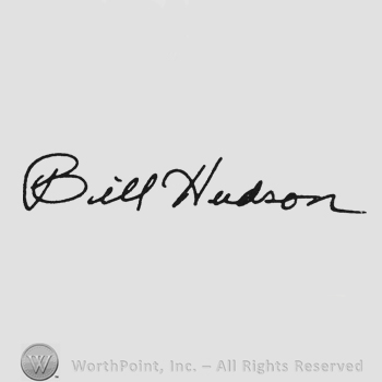 Mark with Signature Bill Hudson | #125857
