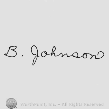 Mark with Handwriting signature B Johnson | #125895
