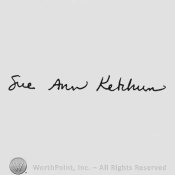 Mark with Handwriting Sue Ann Ketchum | #125938