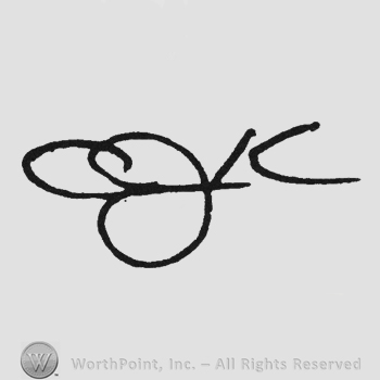 Mark with Handwriting initials AJC | #126003