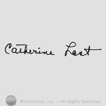 Mark with Signature: Catherine Last. | #126019