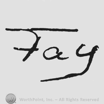 Mark with The text "Fay". | #126036