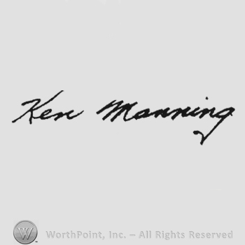 Mark with Handwriting Ken Manning | #126081