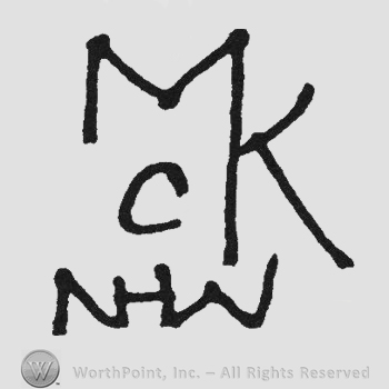 Mark with Monogram of letters MCK above initials | #126112