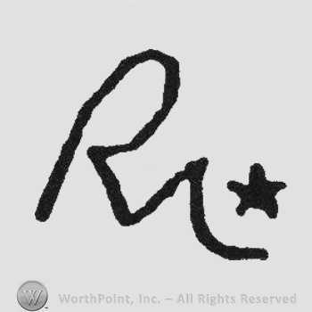 Mark with Capital letter R1 and star | #126157