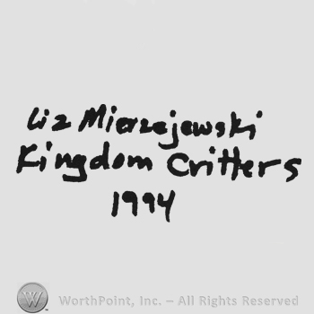 Mark with The text "Liz Mierzejewski Kingdom | #126187