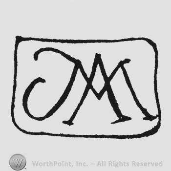 Mark with Monogram of letters JAM on a label | #126197