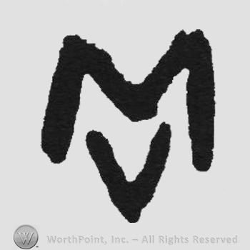 Mark with Bold initials M above V | #126665