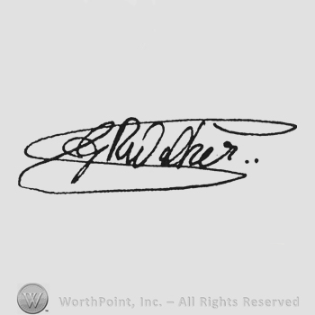 Mark with Signature G Walker | #126693