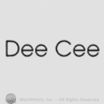 Mark with Writing Dee Cee | #126822