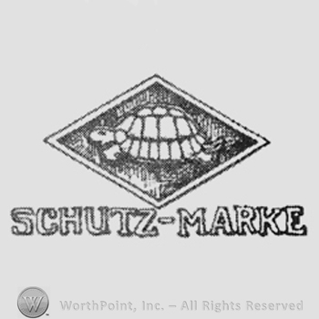 Mark with Turtle inside a flattened diamond. | #126902