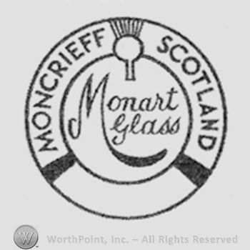 Mark with The text "Monart Glass MONCRIEFF | #126957