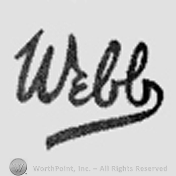 Mark with The word "Webb". | #126964