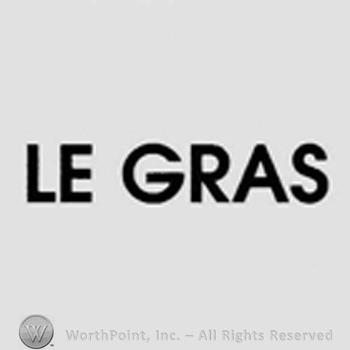 Mark with The text "LE GRAS". | #126979