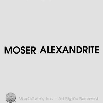 Mark with The text "Moser Alexandrite". | #126988
