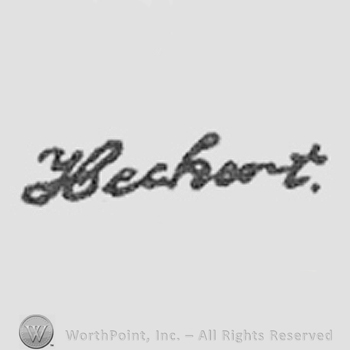 Mark with The word "Heckert". | #126994