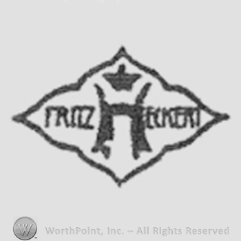Mark with A crown, the text "FRITZ HECKERT", the | #126995