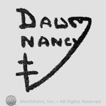 Mark with The text "Daum Nancy". | #127010