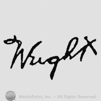 Mark with The word "Wright". | #127115