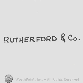 Mark with The text "RUTHERFORD & Co.". | #127151