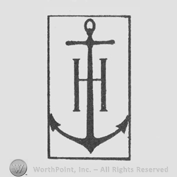 Mark with The letter "H", an anchor, and a | #127170