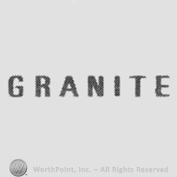Mark with The word "GRANITE". | #127210