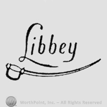 Mark with The word "Libbey" and a sword. | #127356