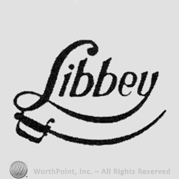 Mark with The word "Libbey" and a sword. | #127357